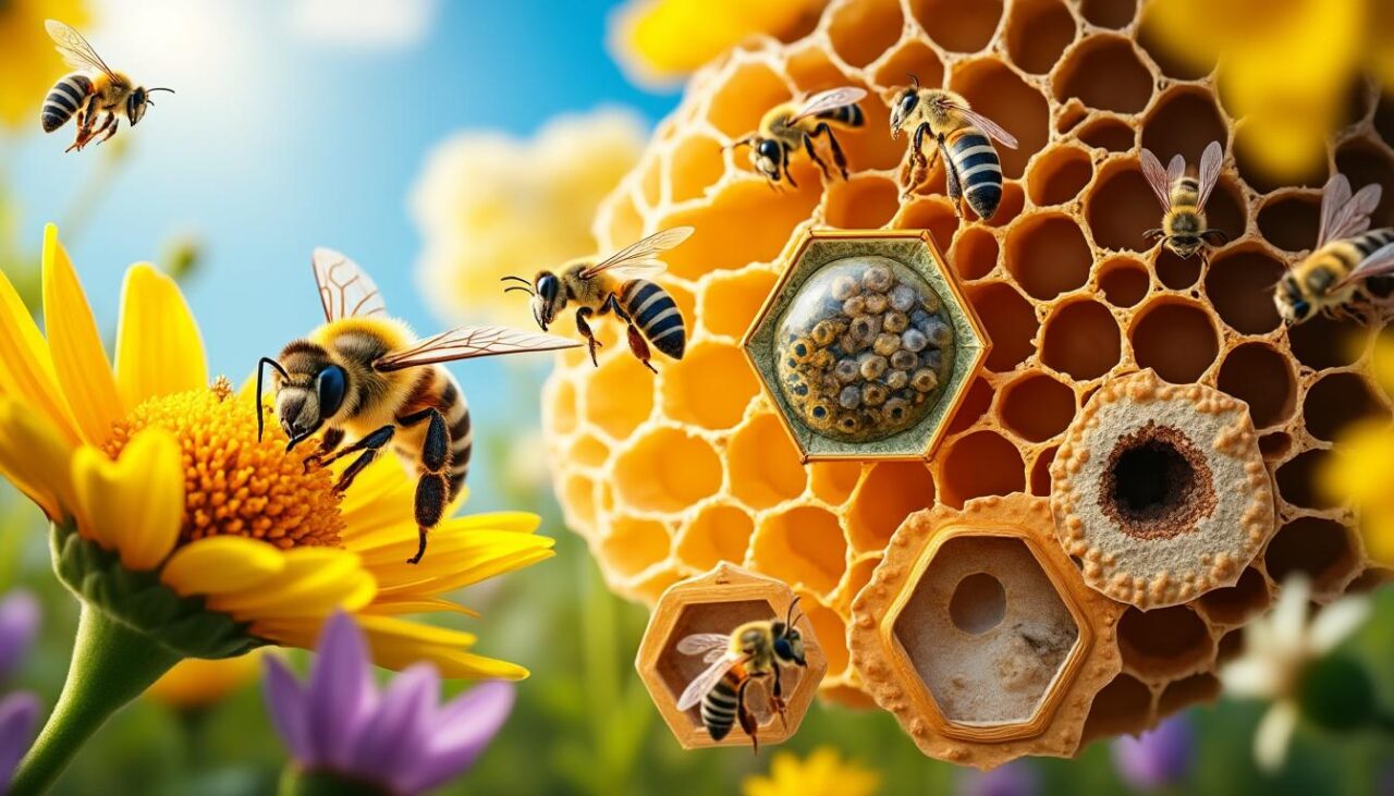 Le temps de vie fascinant des abeilles